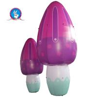 China Customized Giant Inflatable Flower Mushroom Model 3m High Durable Oxford Cloth for sale