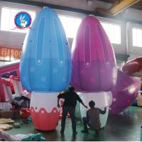 China Customized Giant Inflatable Flower Mushroom Model 3m High Durable Oxford Cloth for sale