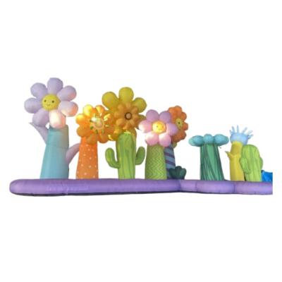 China Factory Customized Inflatable Flowers with Colorful Led Light /Inflatable Advertising for Outdoor Party/Holiday Decorations for sale