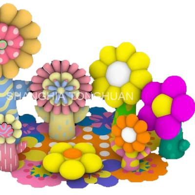 China Commercial Custom Colourful  Inflatable Flower With Lights Decoration for Events Inflatable Advertising Flowers Decoration for sale