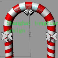 China Span 4m Christmas Arch Inflatable Arch for sale