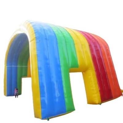 China Customized Colorful Inflatable Tunnel Ads Display Inflatable Tent Outdoor Tents for Commercial Wedding Exhibitions Events for sale
