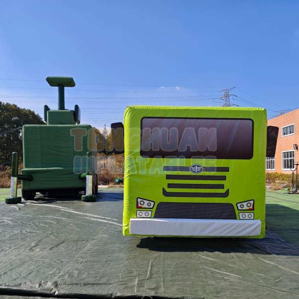 Quality Custom Inflatable Truck Model And Vehicle Decoy Structure For Outdoor Simulation for sale