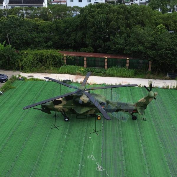 Quality Large Inflatable Training Target Helicopter Structure Designed for Visual for sale