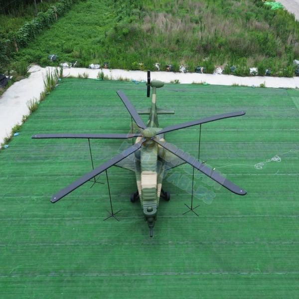 Quality Large Inflatable Training Target Helicopter Structure Designed for Visual for sale