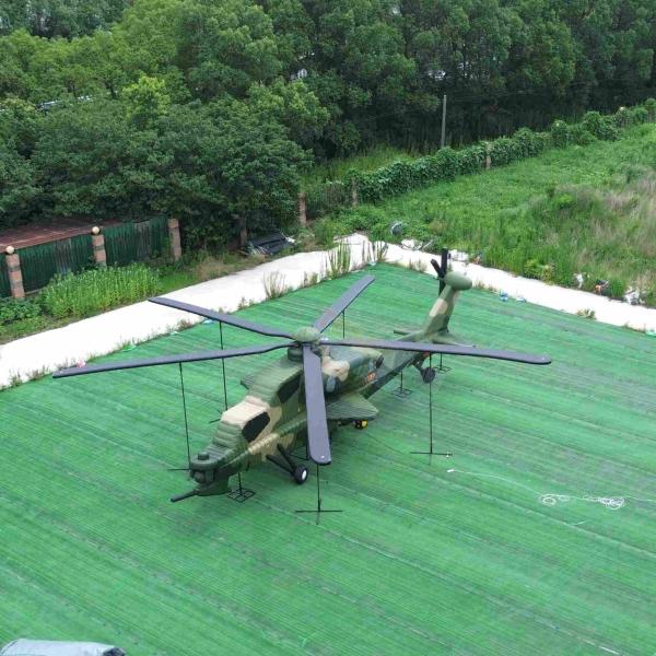 Quality Large Inflatable Training Target Helicopter Structure Designed for Visual for sale