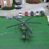 China Large Inflatable Training Target Helicopter Structure for Visual Simulation and Outdoor Deployment for sale