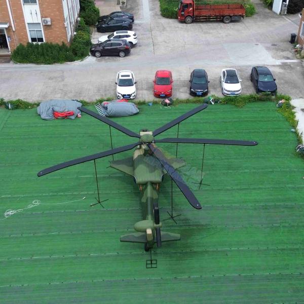 Quality Large Inflatable Training Target Helicopter Structure Designed for Visual for sale