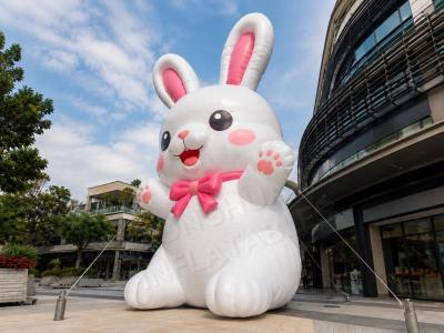 China Inflatable Cartoon Rabbit Large Outdoor Animal Model Cute Theme Decoration Structure Event Rental Roadshow Family Activity Display for sale