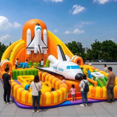 China Large Inflatable Amusement Park Custom Inflatable Castle Commercial Outdoor Playground Kids Fun City Theme Event Equipment for sale