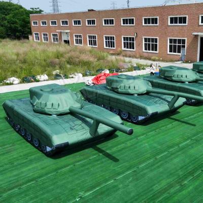 China Inflatable Tank Decoy Training Target Armored Vehicle Replica Custom Simulation Display Model Outdoor Project Structure for sale