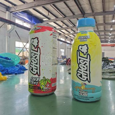 China Custom Inflatable Beverage Can and Bottle Advertising Models with Full Color Printing for Brand Promotions Exhibitions Festivals and Retail Displays for sale