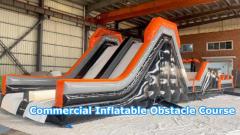 Large Inflatable Obstacle Course Commercial Outdoor Challenge Course for Event Rental Custo