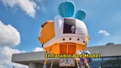 Custom Inflatable Bee Model Giant Animal Decoration for Event Promotion Outdoor Display Factory Supp