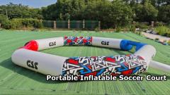 Inflatable Soccer Field Outdoor Football Field for Sports Event Rental Playground Factory Wholesale