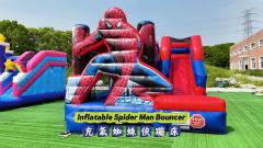 Commercial Inflatable Cartoon Castle Slide Combo Durable PVC Custom Bouncer House Event Rental