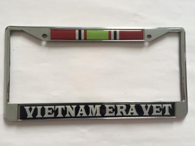 China YK-LPF816-1 Universal Chrome American Car License Plate Frame Old Flat Zinc Alloy License Plate Frame From China Factory for sale