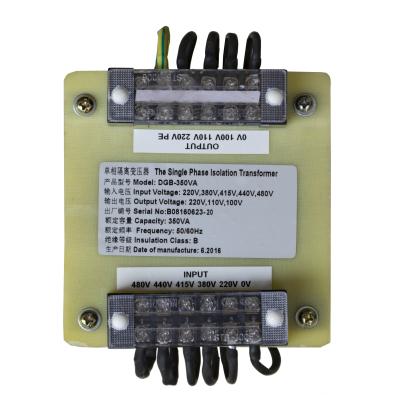 China Isolation Dry Type Transformer Single Phase Power Transformer 220V/110V/100V for sale