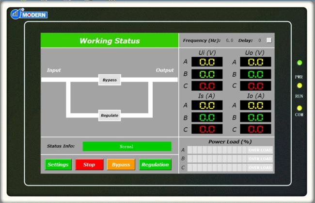 Input/Output voltage, Input/Output current, Working state, Failure info, App Power, Active power,Power factor,Frequency.