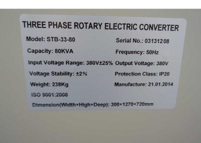 Cina Servo stabilizzatore controllato automatico di tensione di 80KVA SBW per la lavatrice in vendita