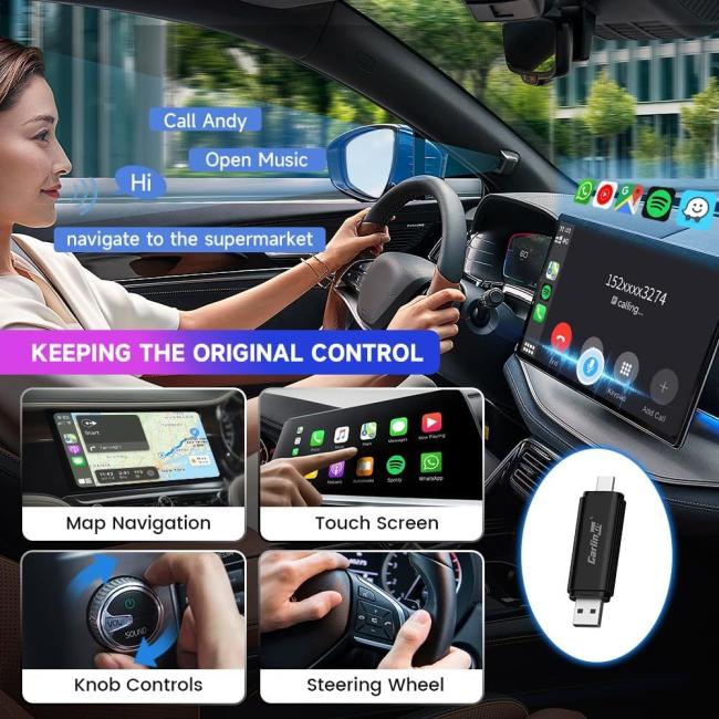 CarlinKit Mini Se Pro in use