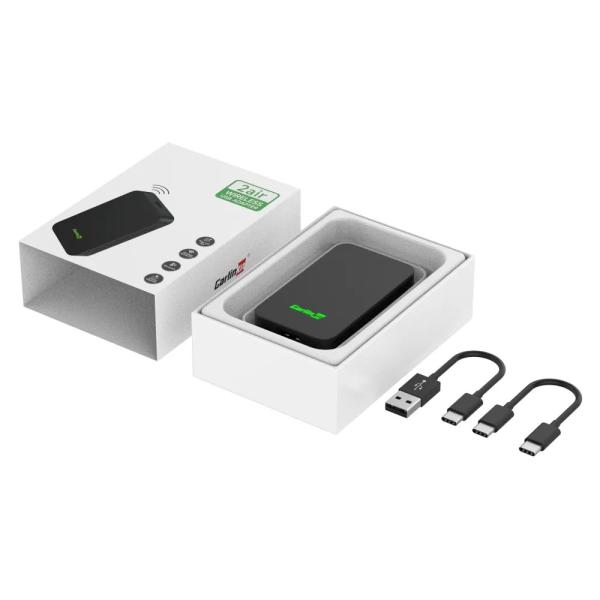 Quality Wired To Wireless Smart Android Auto And Apple Carplay Dongle 2Air AI BOX for sale