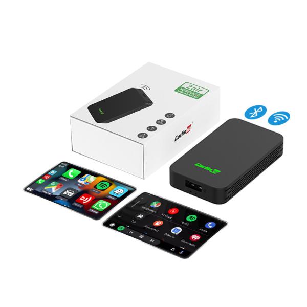 Quality Wired To Wireless Smart Android Auto And Apple Carplay Dongle 2Air AI BOX for sale