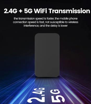 China Carlink 5.0 Wireless Carplay And Android Auto Adapter 2 In 1 Ai Box Strong Anti Interference for sale