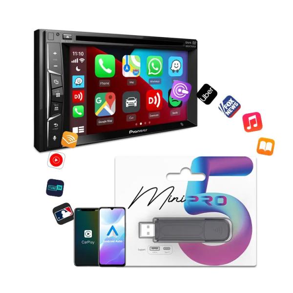Quality Se Pro More Apps Music Gps Carlinkit USB Mini Wireless Adapter Carplay Universal for sale