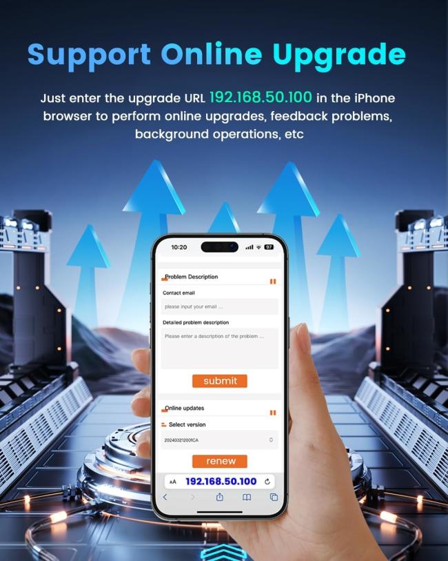 OTA upgrade process illustration