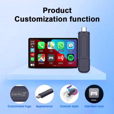 China Wired To Wireless Adapter Carplay & Android Auto 2 in 1 Dongle Mini SEPro Ai Box Fast Connection for sale