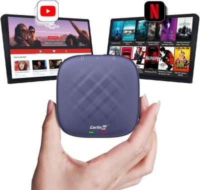 Cina Adattatore Wireless CarPlay per Box multimediale AI Android 13 Car Play TV Box 1080p in vendita