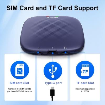 China Tbox S Model 8G + 128G Carplay Android Auto Ai Box Android 13 System Car Play TV Box 1080p for sale