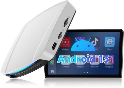 China Android 13 HDMI Output TBox UHD Wireless Adapter CarPlay Android Auto AI Box SM6225 8G 128Gb Support Youtube Netflix for sale