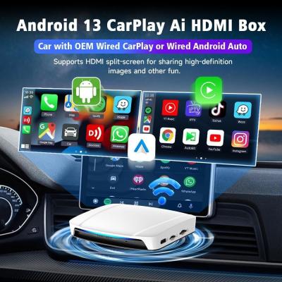 Cina Adattatore da cablato a wireless CarPlay e Android Auto per Tbox CPC200 Youtube Netflix Wireless Android 13 Carplay Magicbox in vendita