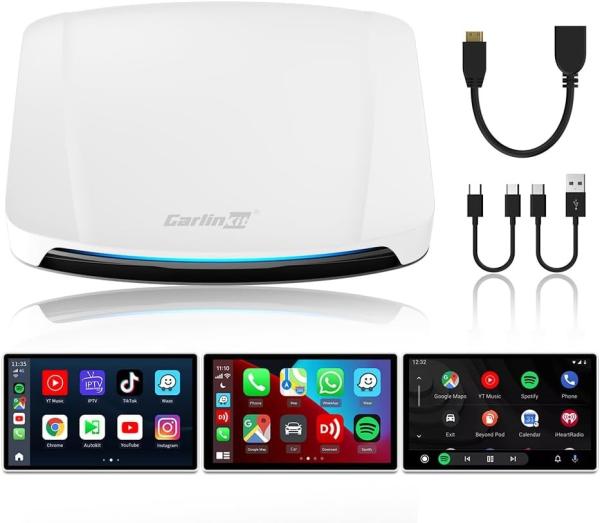 Quality Wired to Wireless Adapter Carplay & Android Auto To Tbox Youtube Netflix Car for sale