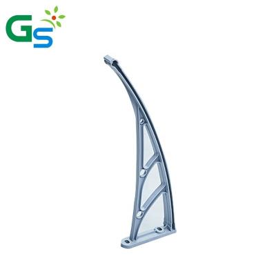 China Customized 800*800mm Outdoor Aluminium Awning Sheet Support Canopy Bracket For Window Canopy PC Awnings for sale