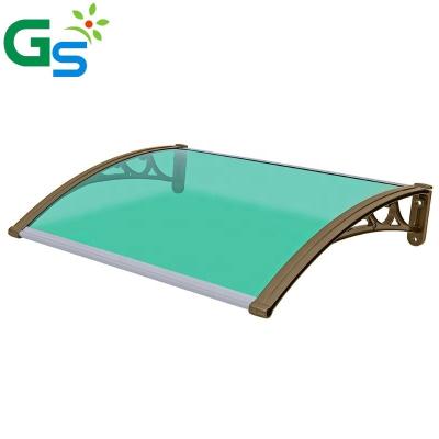 China Customized 800*800mm Outdoor Aluminium Awning Sheet Support Canopy Bracket For Window Canopy PC Awnings for sale