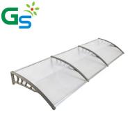 China High Quality Manual Building Window Sunshade Pp White Bracket Pc Bronze Solid Sheet Polycarbonate Awning for sale