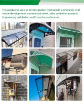 China Outdoor Plastic Polycarbonate Door Window Canopy Awning for sale