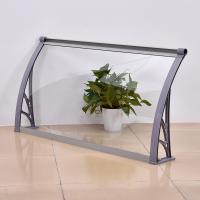 China OEM customized 100*240cm polycarbonate solid board plastic brackets window door awnings for sunshade for sale