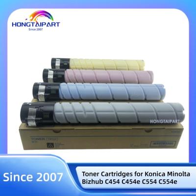 China TN512 Toner Cartridge for Konica Minolta Bizhub C454 C454e C554 C554e with BK 540g Capacity for sale