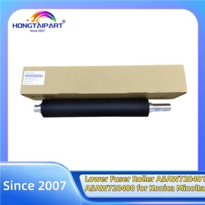 China Lower Fuser Roller A5AW720401 A5AW720400 for Konica Minolta Press C6085 C6100 C6110 C1085 C1100 Spare Parts Supply Hongtaipart Heat Fuser Pressure for sale