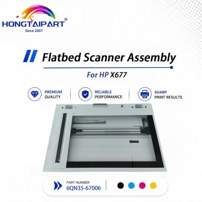 China Original Used Flatbed Scanner Assembly 6QN35‑67006 For HP X677 Printer Repair for sale