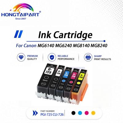 China Compatible Ink Cartridge PGI‑725 CLI‑726 For Canon PIXMA MG6140 MG6240 MG8140 MG8240 Inkjet Printer for sale