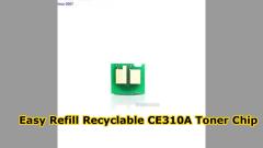 Easy Refill Recyclable CE310A Toner Chip For HP CP1025 CP1025nw