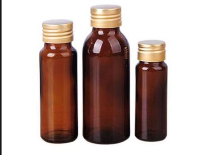 Cina vetro di calce liquido orale di Amber Molded Vial Of Soda della bottiglia 250ml in vendita