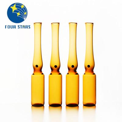 China Amber Clear farmaceutisch Leeg Glas-Ampullenybb/iso 1ml Ampule Te koop