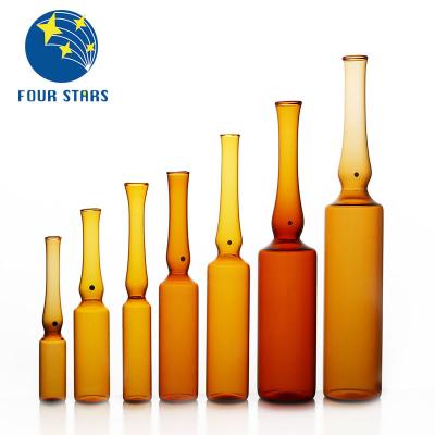 China Amber Clear farmaceutisch Leeg Glas-Ampullenybb/iso 1ml Ampule Te koop