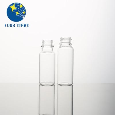Cina Piccole fiale del collo della vite delle chiare fiale di vetro di Ambra Farmaceutico 30ml con il cappuccio di plastica in vendita